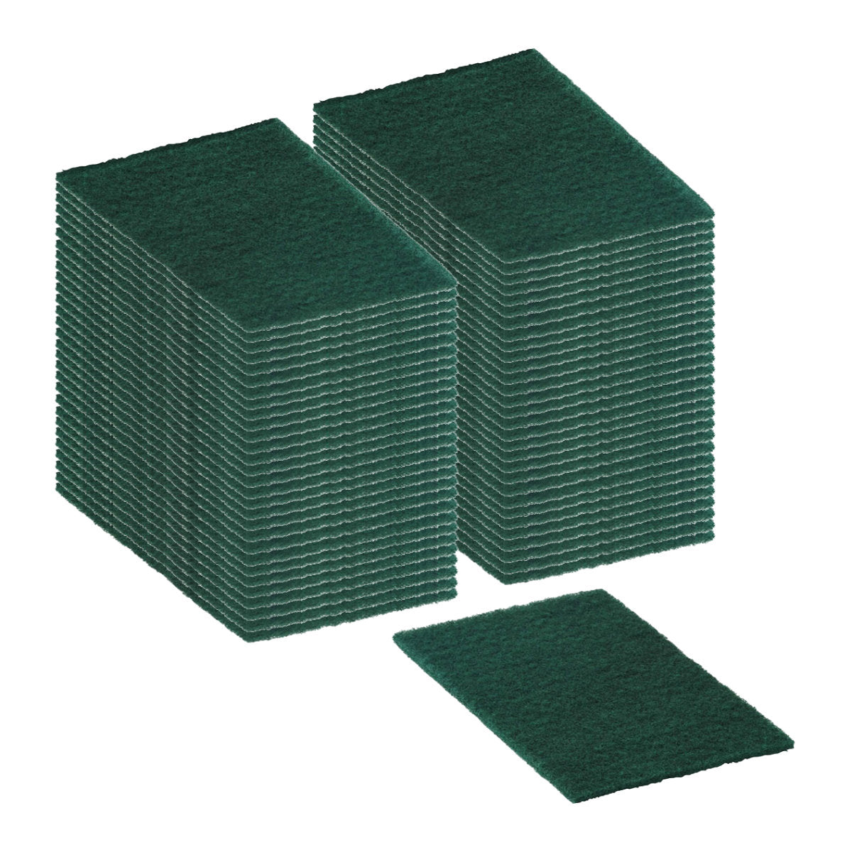 6" x 9" General Purpose Green Handheld Scrub Pads - Case of 60 ...