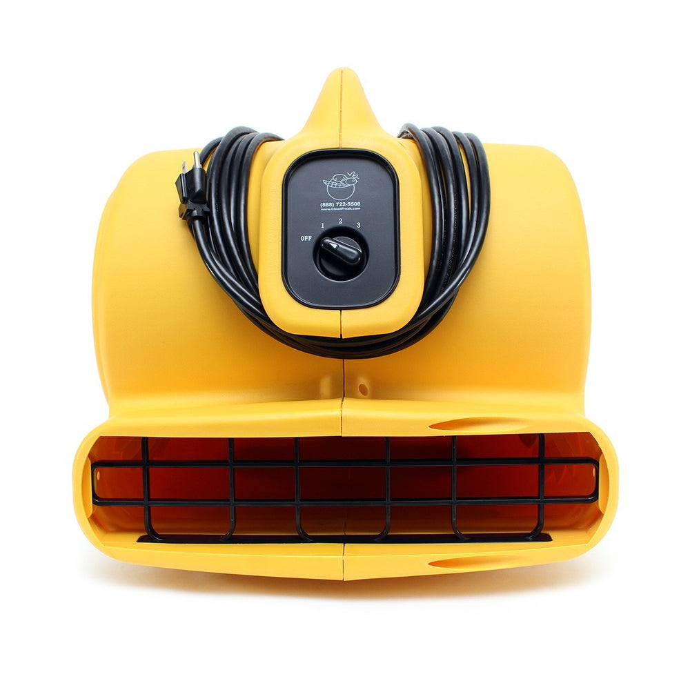 CleanFreak® 2800 CFM Yellow Air Mover (#2800-AM-CF) — CleanFreak.com