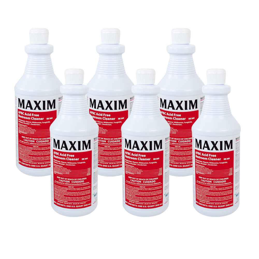 Maxim® ‘AFBC’ Acid Free Restroom Cleaner, #036000-86 (32 oz Squeeze ...