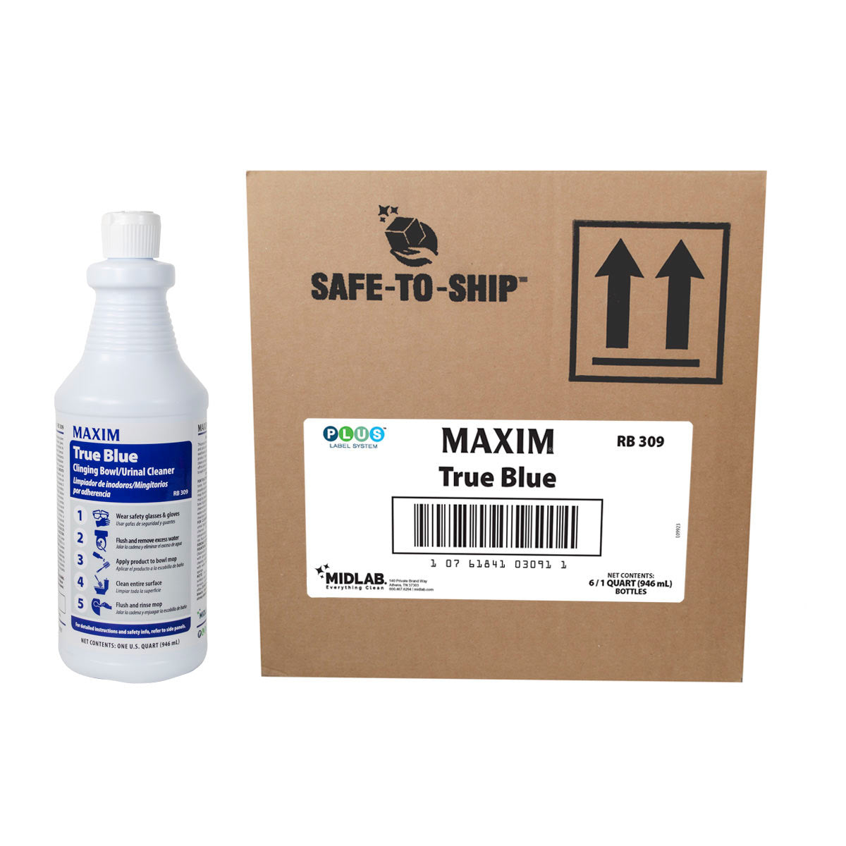 Maxim® ‘True Blue’ Clinging Bowl & Urinal Cleaner, #030900-86 (32 oz ...