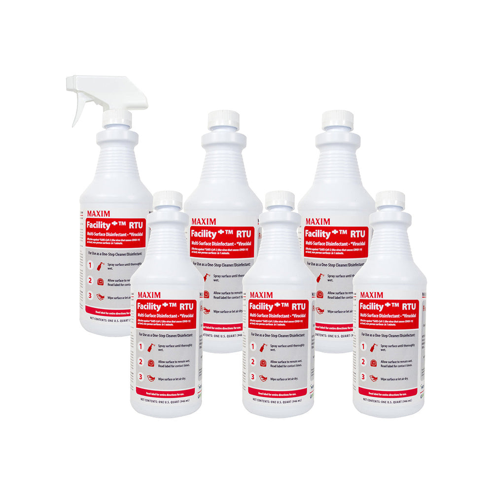 Maxim® Facility+™ One-Step Disinfectant Cleaner & Deodorant (32 oz, 64 ...