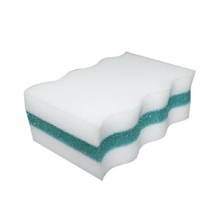 Mighty Eraser Handhled Sponges w/ Blue Scrub Strips - Case of 24 ...