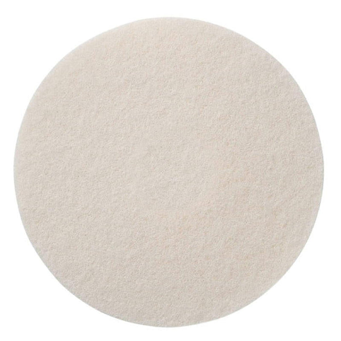 8" White Floor Buffing & Polishing Pads - Case of 10 — CleanFreak.com