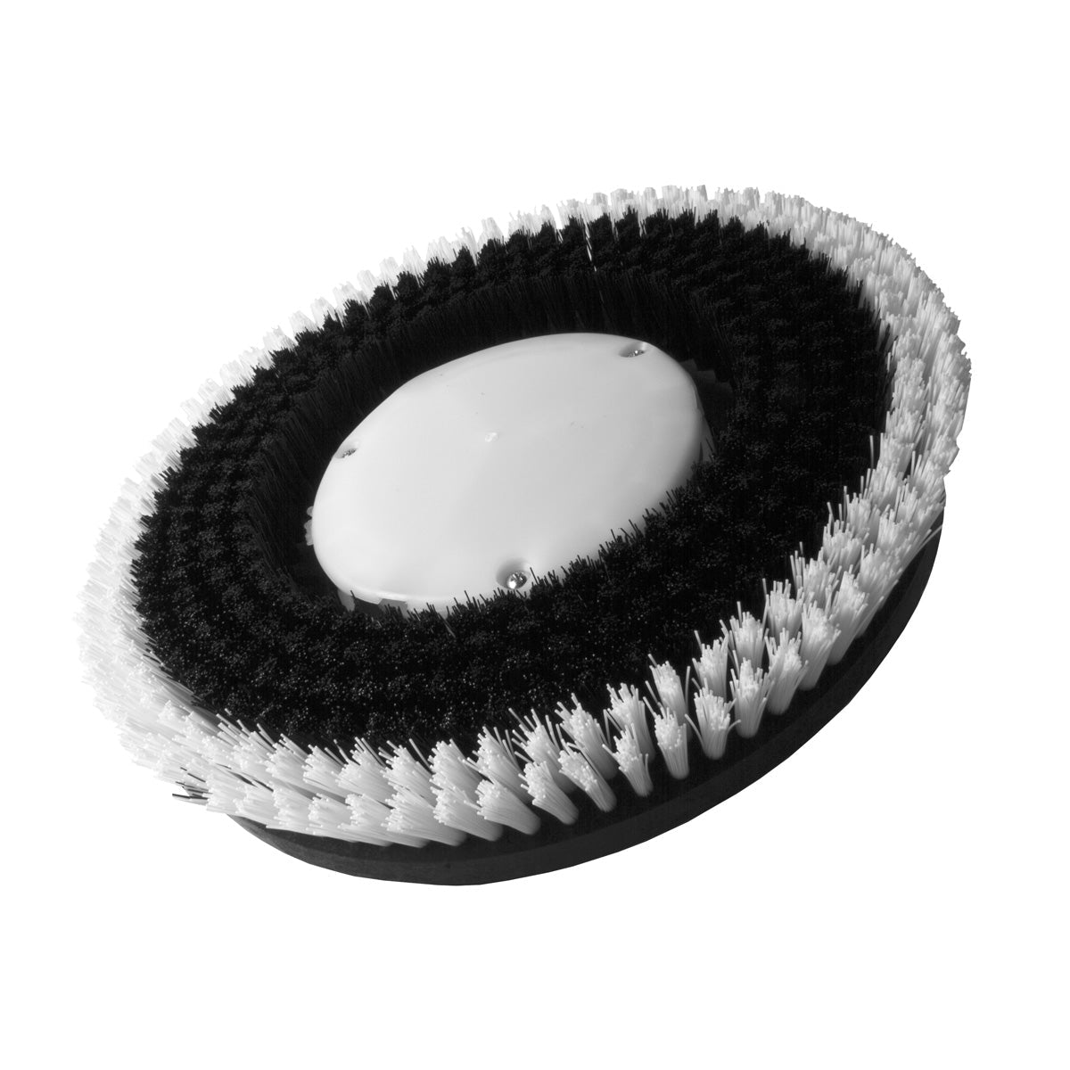 15" Carpet Scrubbing Brush for Rotary Floor Buffers - Black & White ...