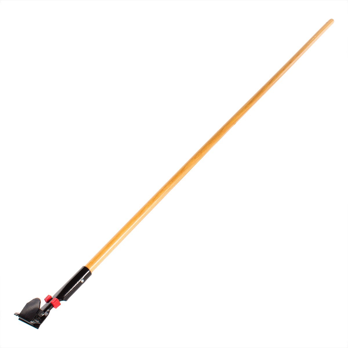 60" Wood Dust Mop Handle w/ Quick Disconnect Head — CleanFreak.com