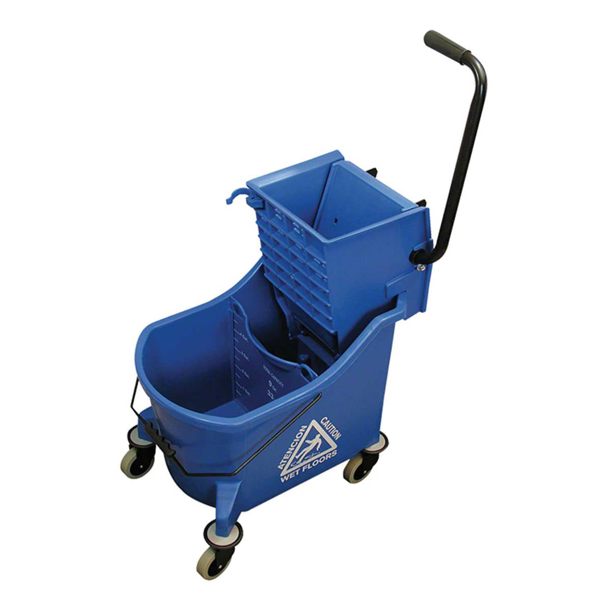O'Cedar® Blue Mop Bucket/Wringer Combo (#6978) - 36 Qt. w/ Sidepress ...