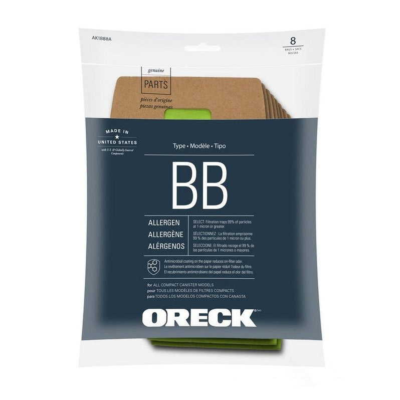 Oreck® XL Pro 5 Disposable Allergen Filtration Bags (#AK1BB8A) - Pack ...
