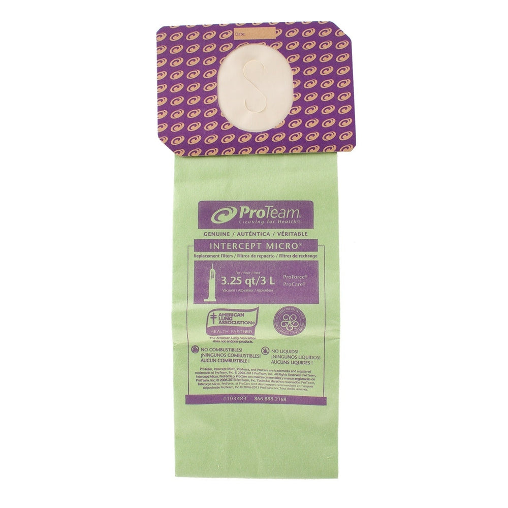 ProTeam® ProForce® Dual Motor Vacuum Cleaner Bags (#103483) - Packs of ...