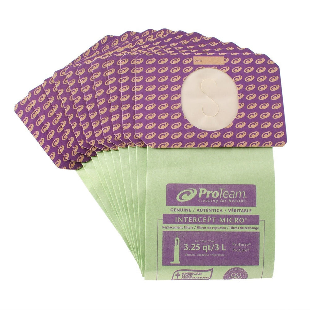 ProTeam® ProForce® Dual Motor Vacuum Cleaner Bags (#103483) - Packs of ...