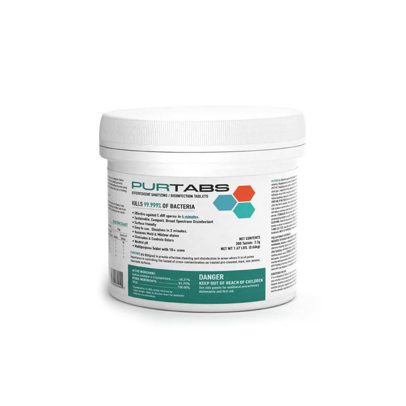 EvaClean™ PurTabs Effervescent Sanitizing & Disinfection Tablets (334mg ...