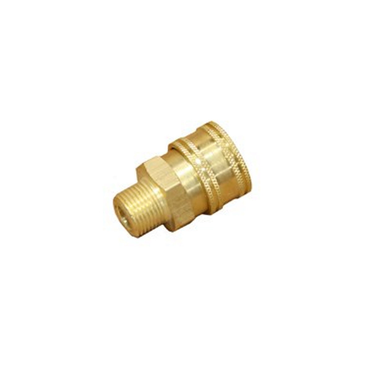 3/8" Brass Female Quick Disconnect Socket Coupler w/ Male Pipe Thread ...