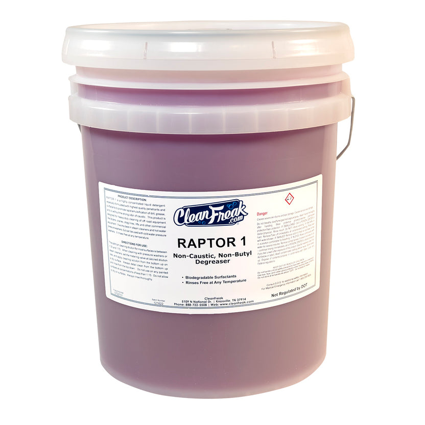 CleanFreak® 'Raptor 1' Non-Caustic Non-Butyl Degreaser (1 Gallon ...