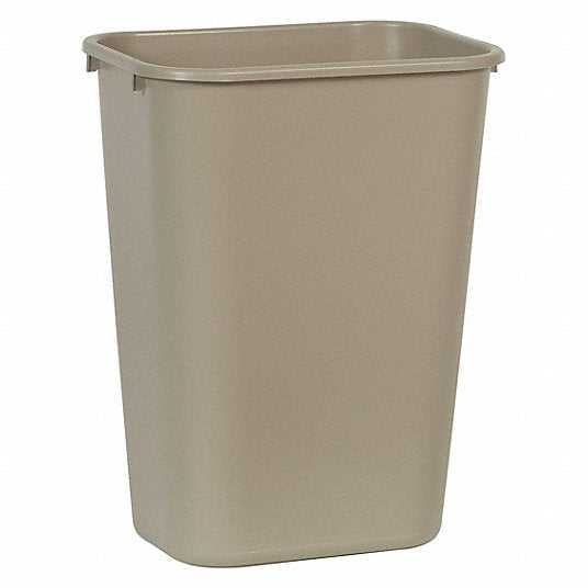 Rubbermaid® 41 Quart Large Wastebasket (#FG295700BEIG) - Beige ...