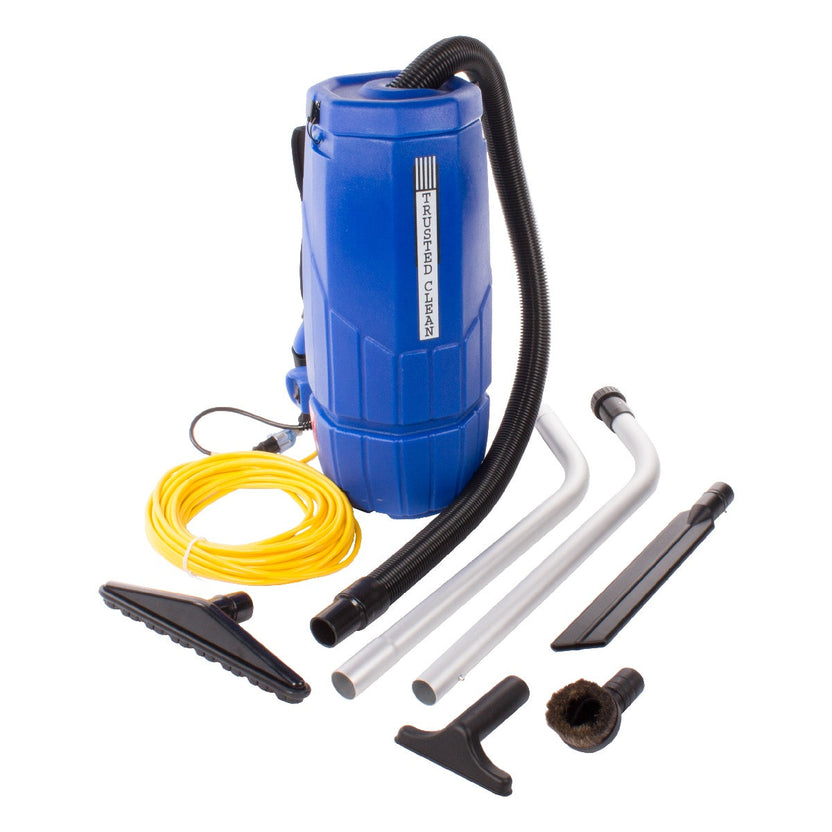 Trusted Clean 6 Qt. Backpack Vacuum w/ 5 Piece Tool Kit — CleanFreak.com