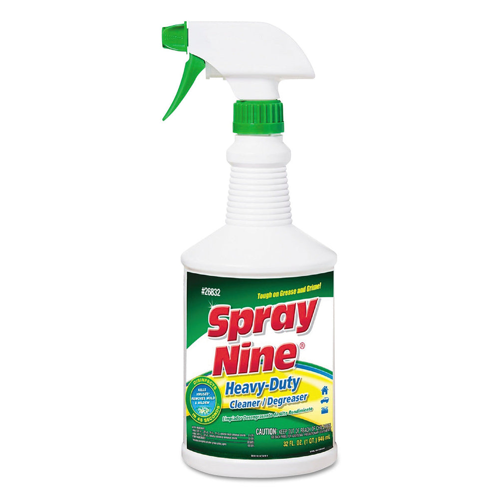 Spray Nine® #26832 Heavy-Duty Cleaner, Degreaser & Disinfectant (32 oz ...