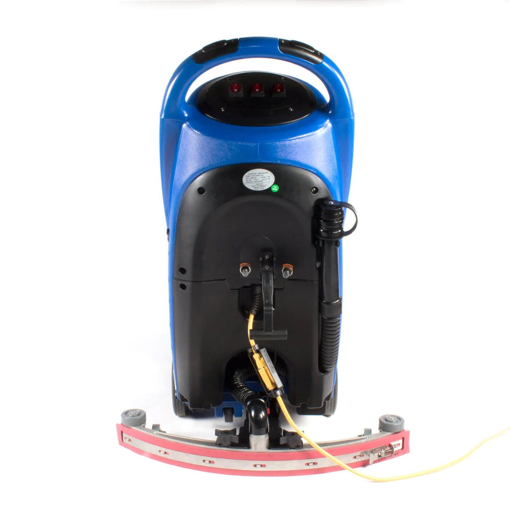 17" Electric Auto Scrubber Floor Cleaning Package w/ Brush, Pads ...