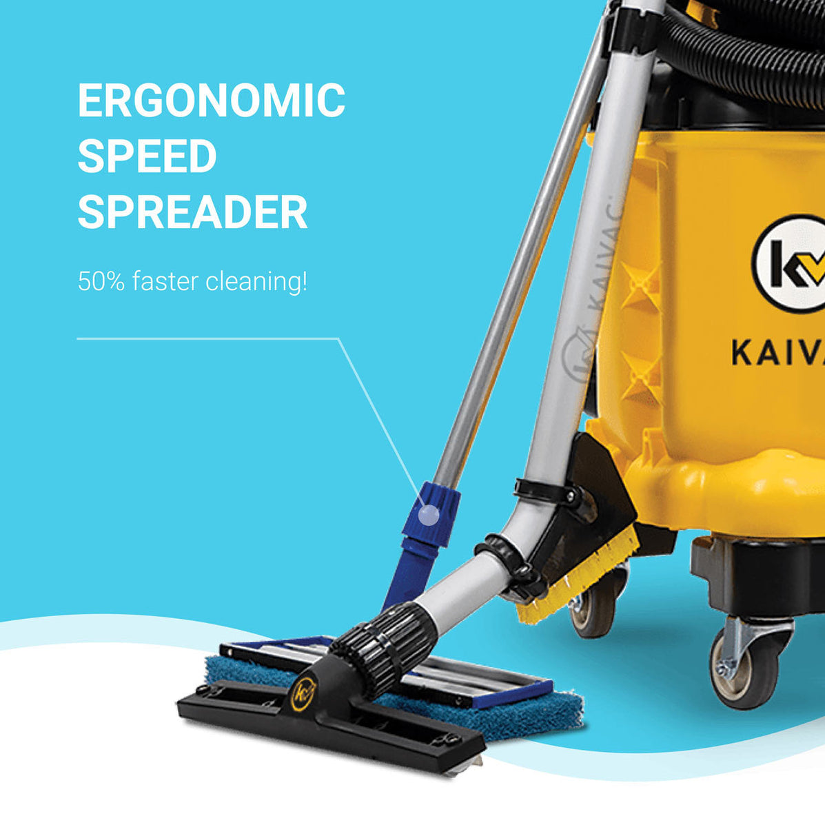 Kaivac® UniVac® Portable Food Service Floor Cleaning Machine (Corded or ...