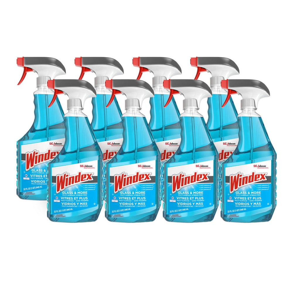 Windex® RTU Powerized Glass Cleaner w/ Ammonia-D® (32 oz. Spray Bottles ...